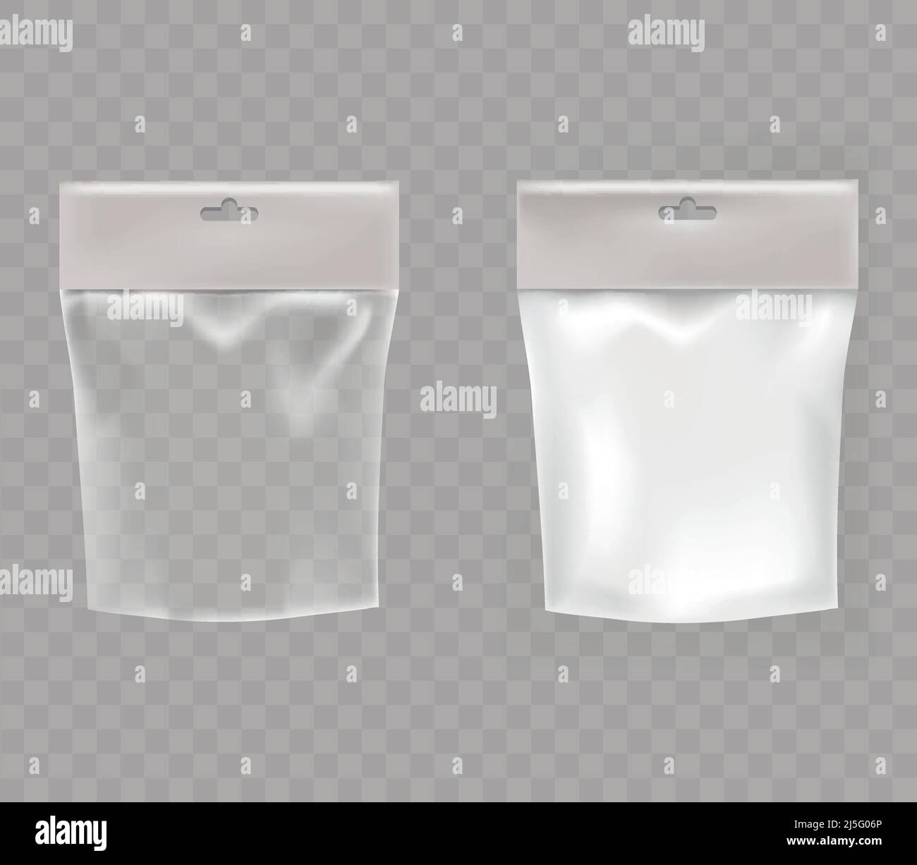 Vector collection mock up, packaging for food and snack products ...