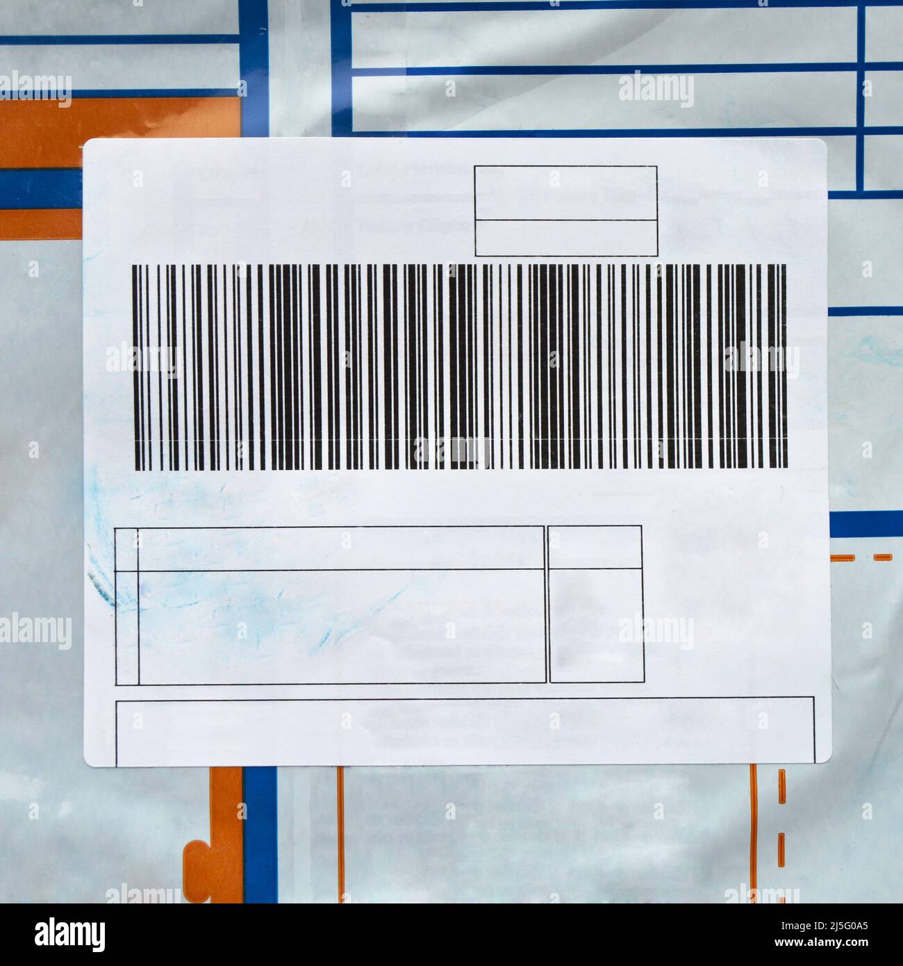 Barcode on stamp hi-res stock photography and images - Alamy