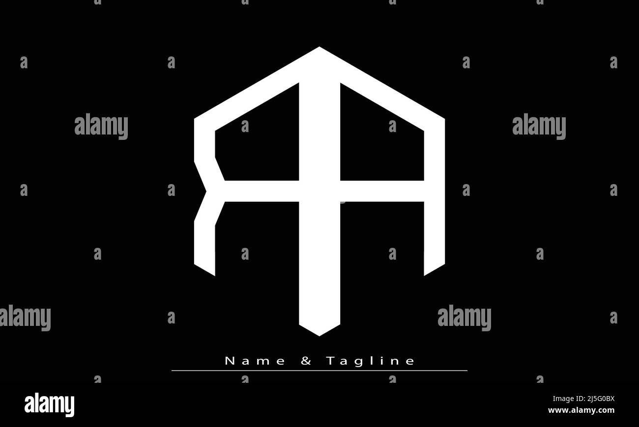 Alphabet letters Initials Monogram logo RA, AR Stock Vector Image & Art ...