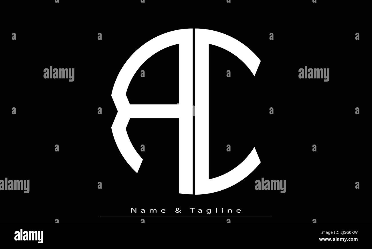 Alphabet letters Initials Monogram logo RC , CR Stock Vector Image ...