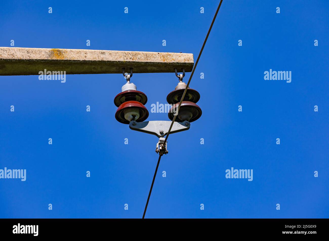 Power pole insulator hi-res stock photography and images - Alamy
