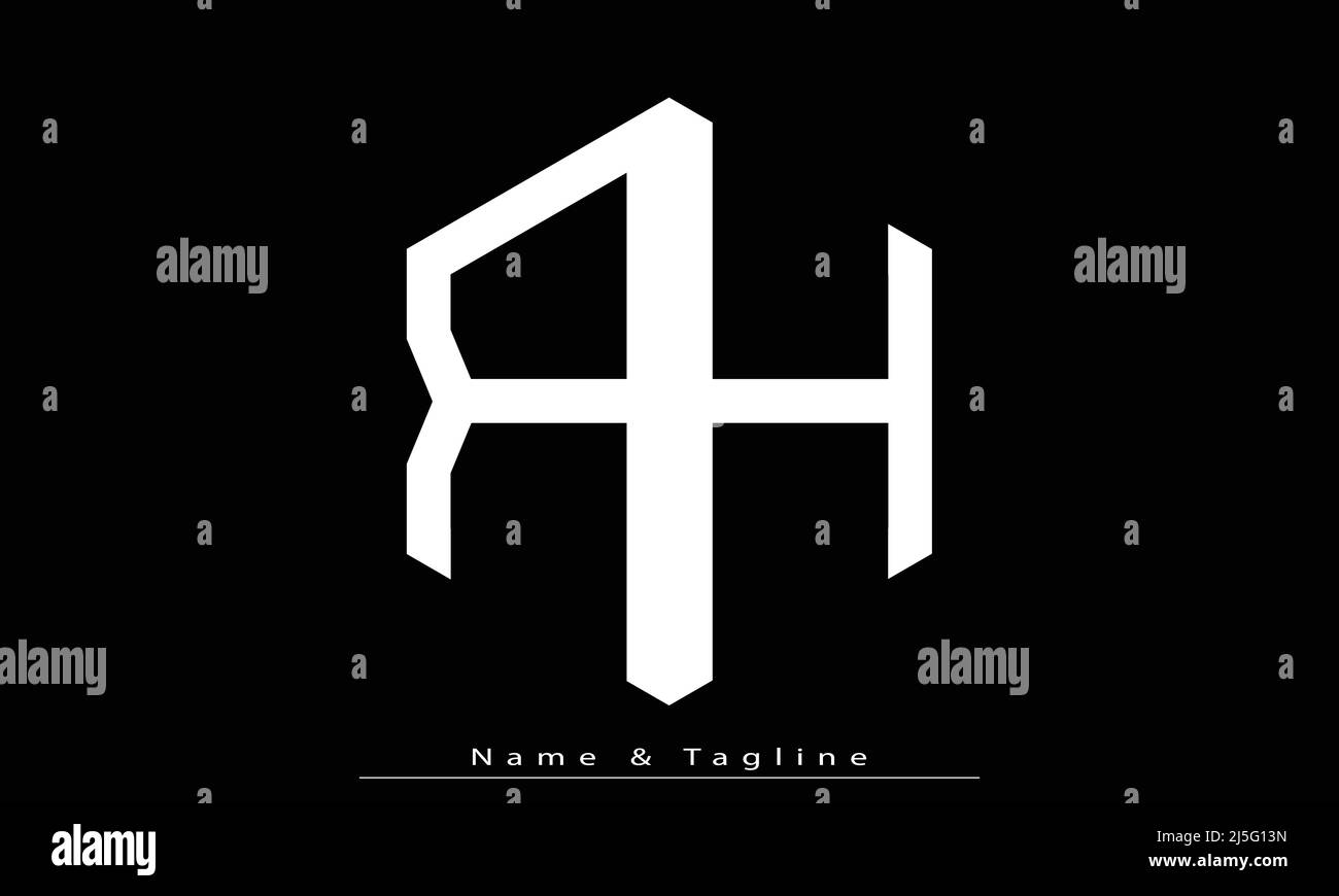 Alphabet letters Initials Monogram logo RH , HR Stock Vector Image ...