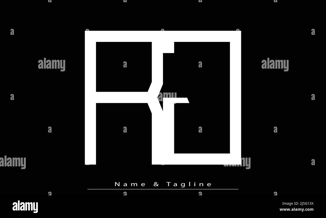 Letter rj logo Black and White Stock Photos & Images - Alamy