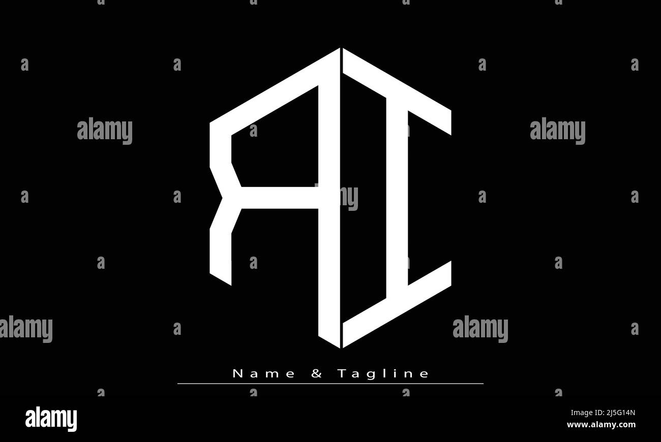 Alphabet letters Initials Monogram logo RI , IR Stock Vector Image ...