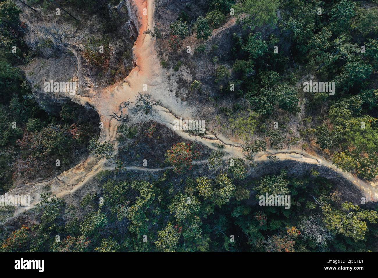 Aerial view of Pai Canyon in Pai, Mae Hong Son, Thailand Stock Photo ...