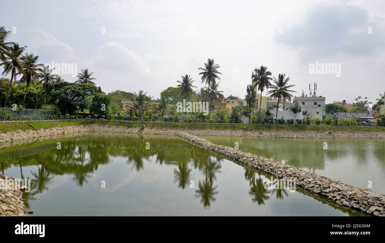 Bangalore, Karnataka, India: April 23 2022: Beautiful view of BBMP ...