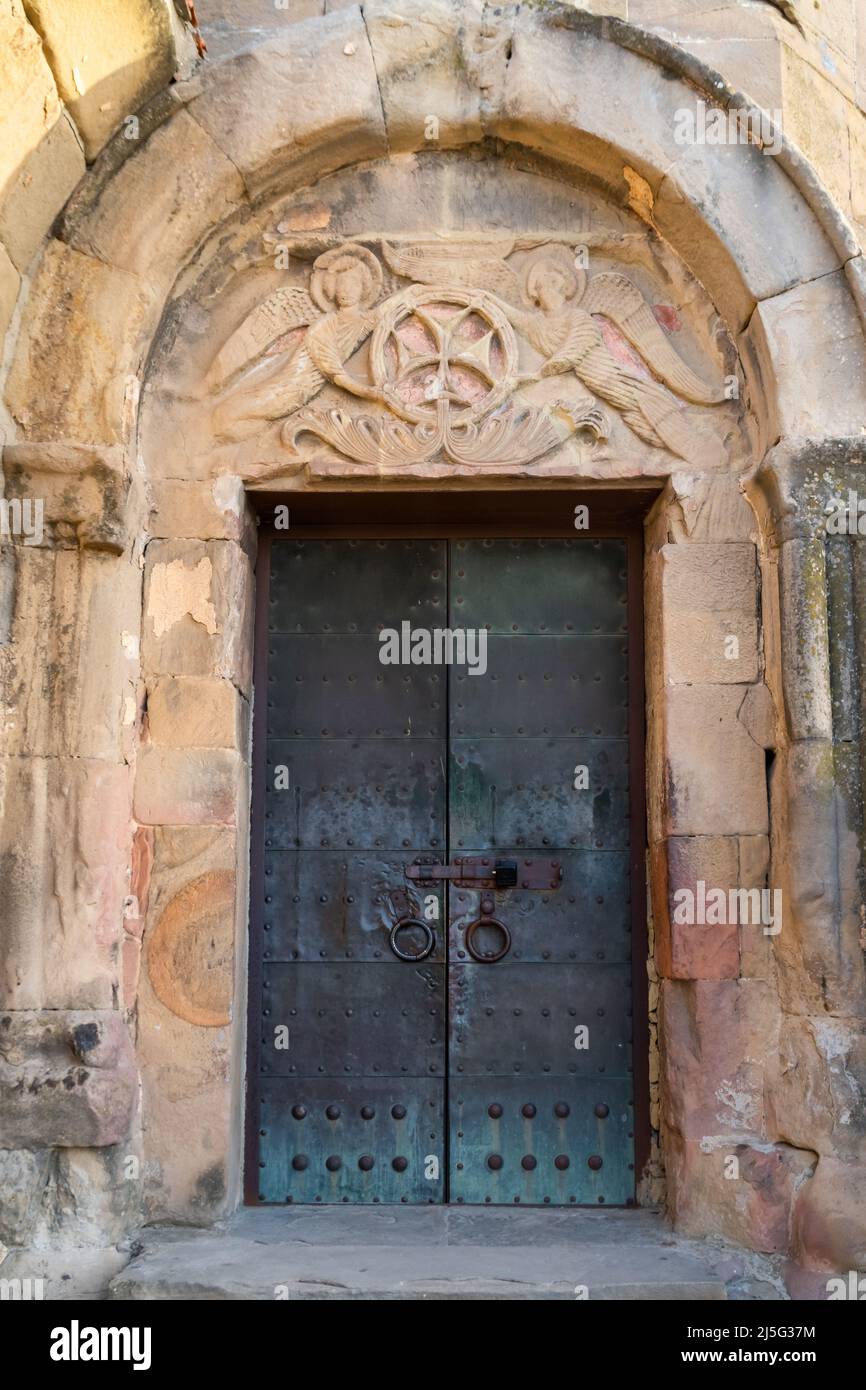 Ascension of the Cross, bas-relief above the southern entrance of the ...