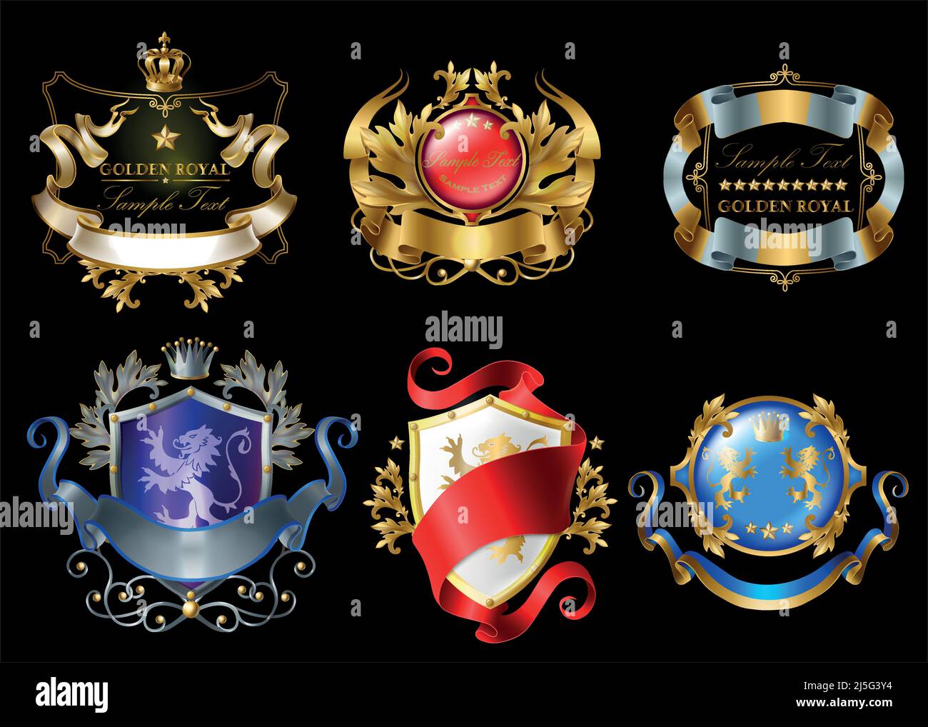 Royal Lion Logo Shield Png