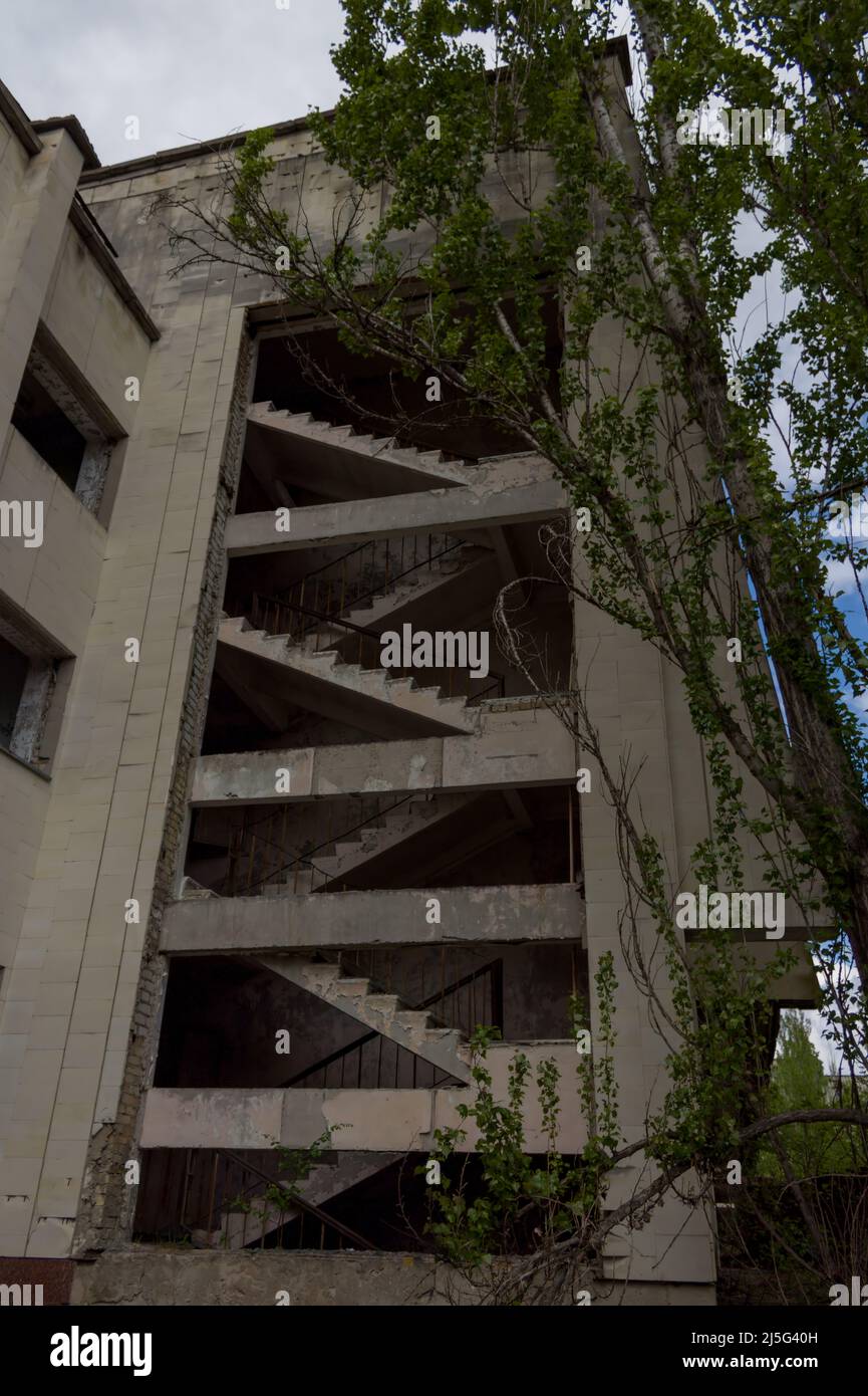 Houses in Chernobyl town in the Ukraine 2019 Stock Photo - Alamy
