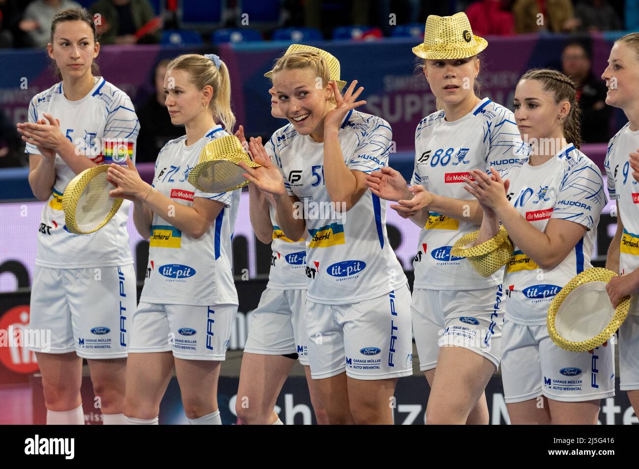 April 23, 2022, Kloten, Stimo Arena, Swiss Unihockey Superfinal Women ...