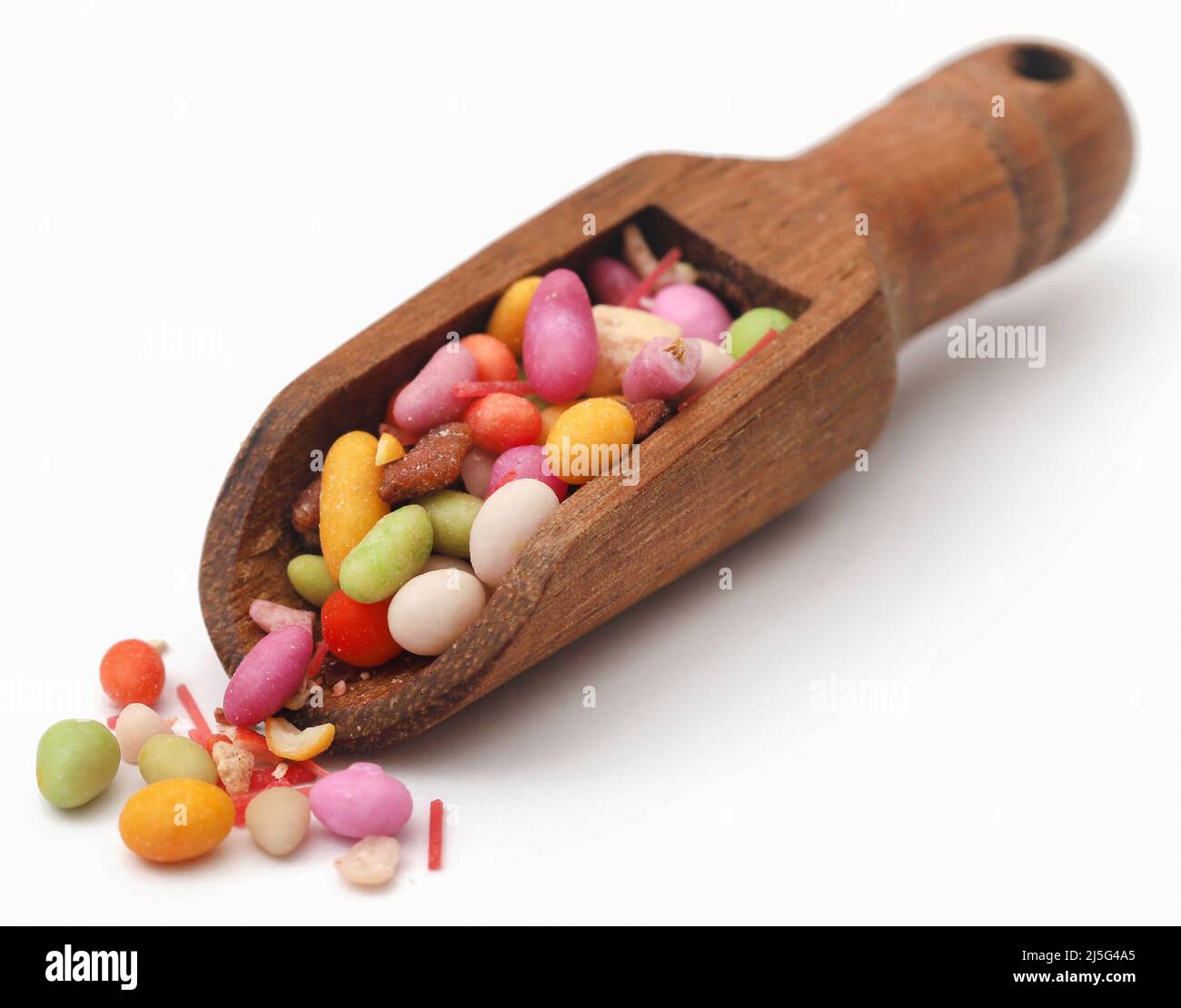 Colorful paan masala spice for eating betel leaf over white background ...