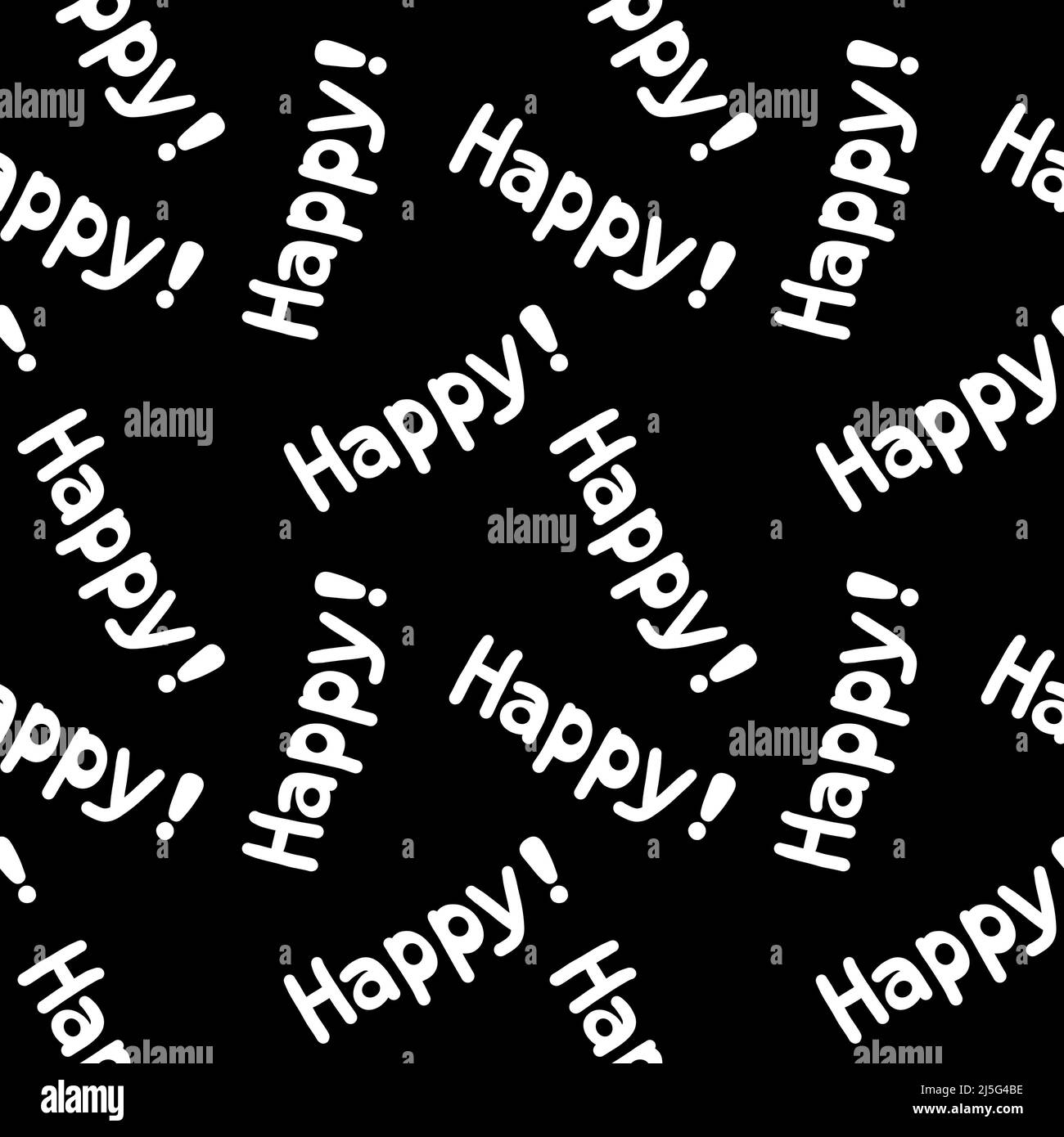 Text seamless happy pattern for wallpaper and fabrics and textiles and ...