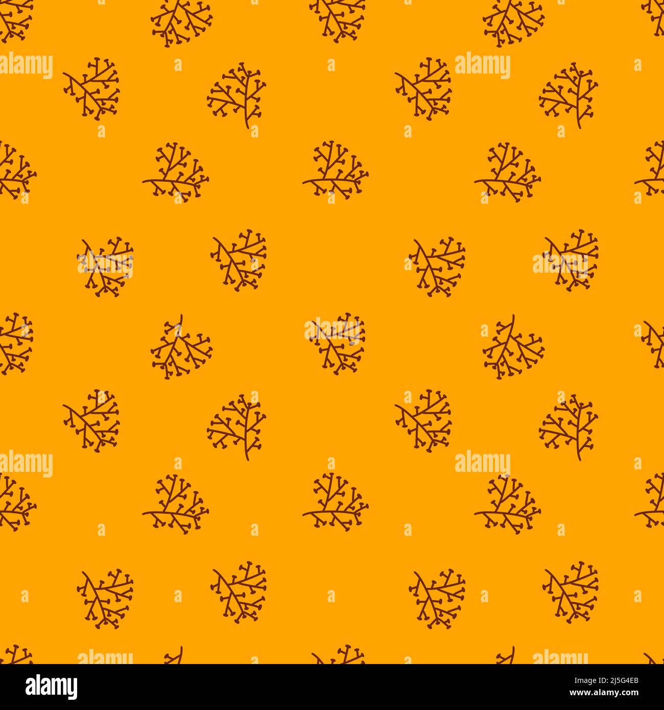 Floral seamless branches pattern for textiles and packaging and linens ...