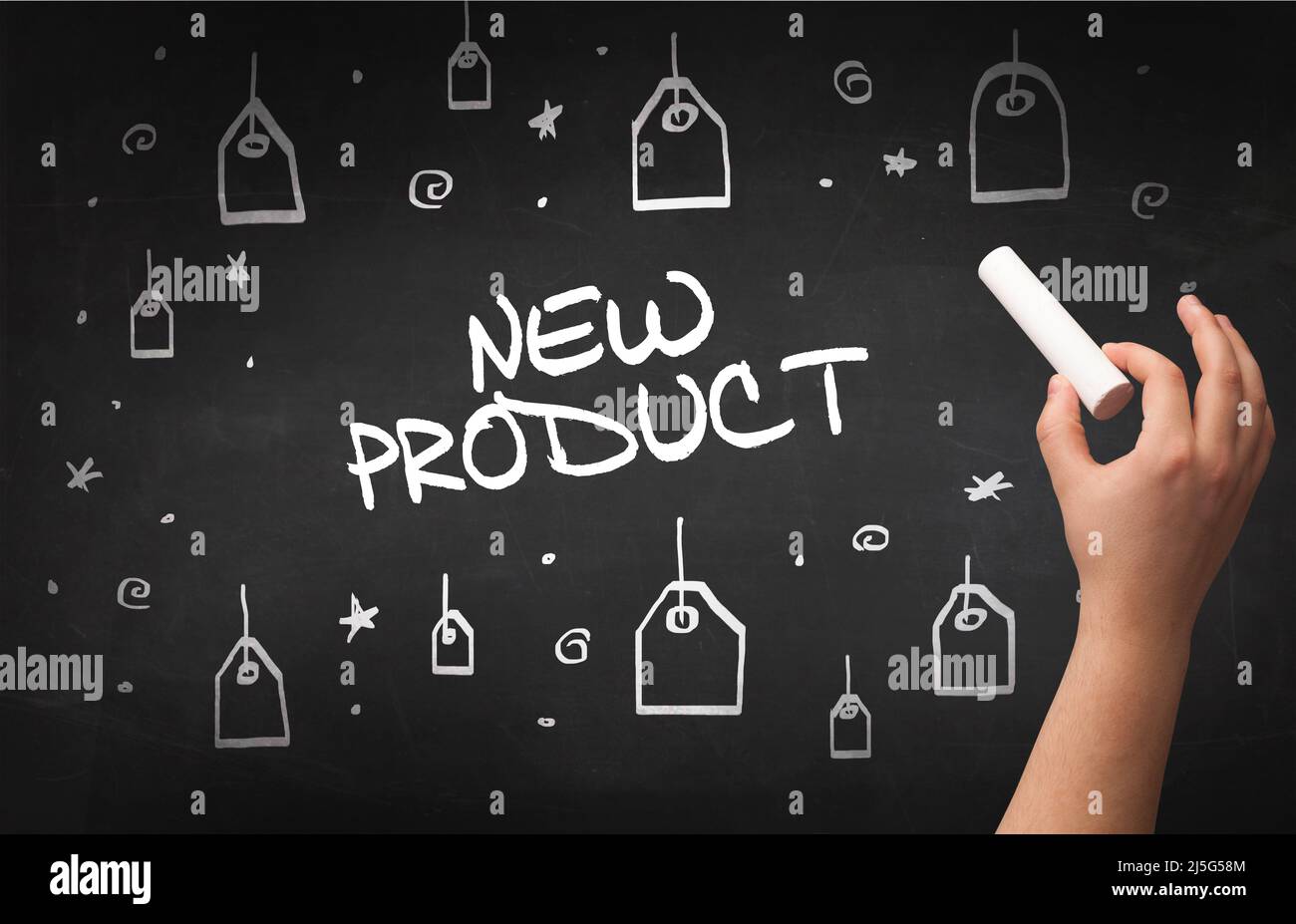 Hand drawing online shopping concept Stock Photo - Alamy