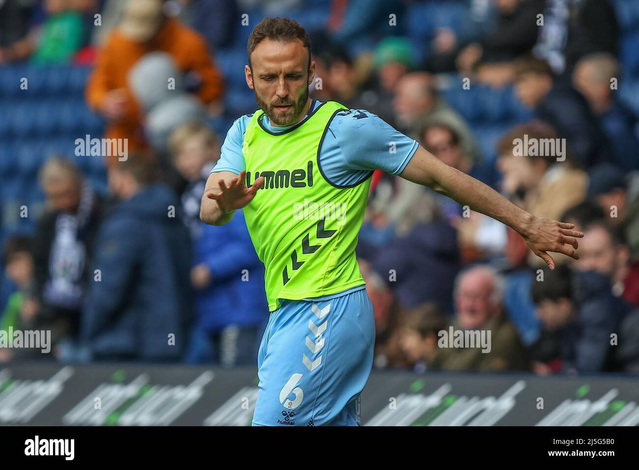 Liam Kelly #6 of Coventry City warms up ahead of kick off Stock Photo ...