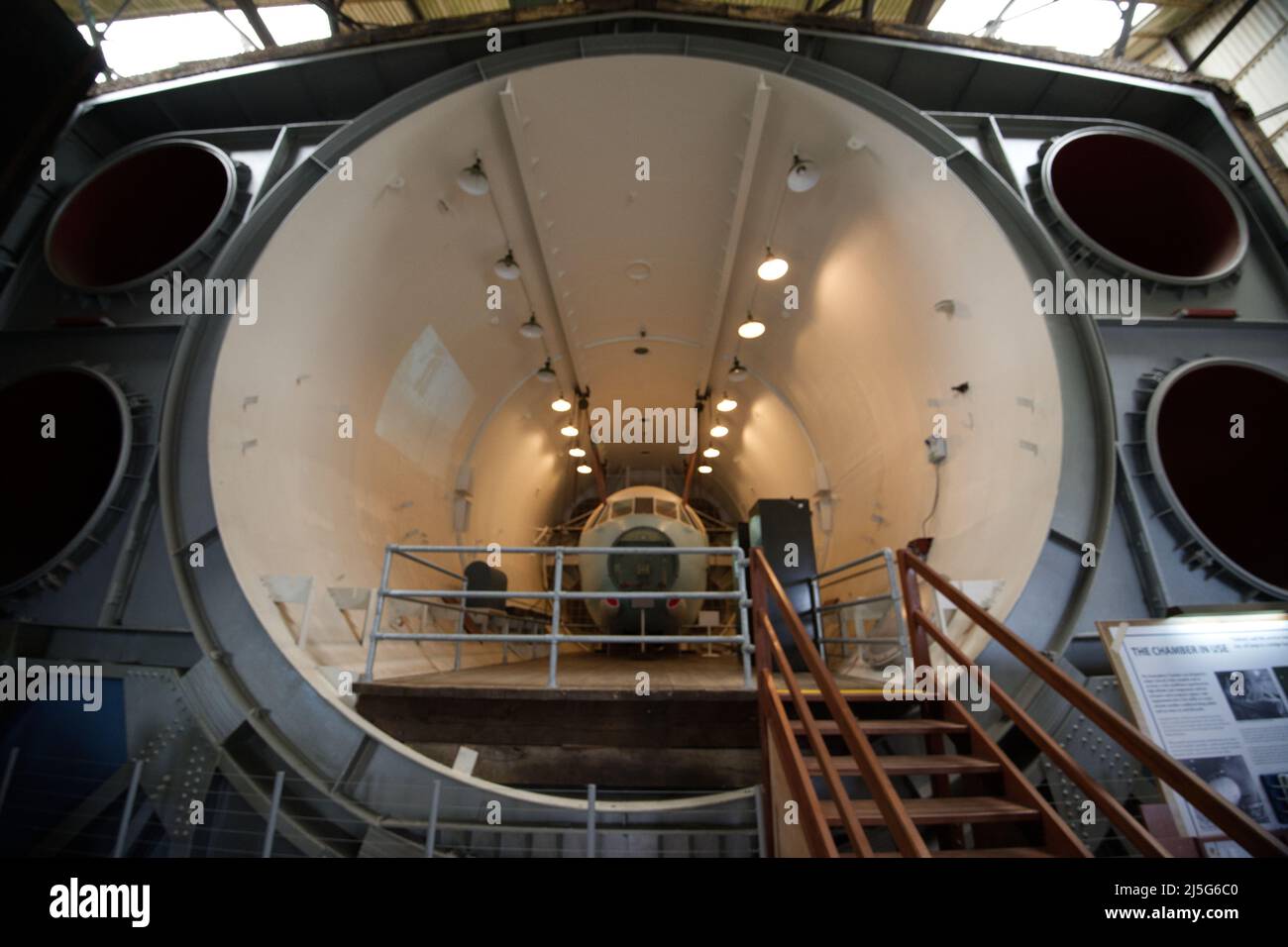 BARNES WALLIS STRATOSPHERE CHAMBER at Brooklands museum Stock Photo - Alamy