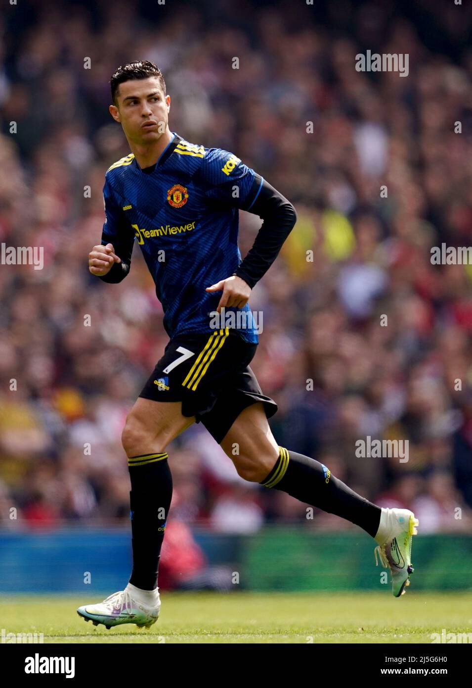 Manchester United's Cristiano Ronaldo during the Premier League match ...