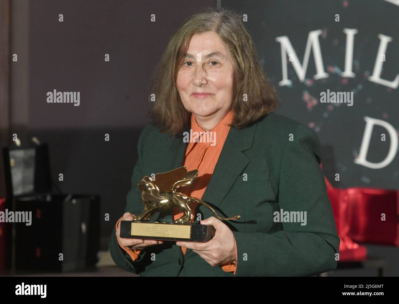 Venedig, Italy. 23rd Apr, 2022. The Düsseldorf artist Katharina Fritsch ...