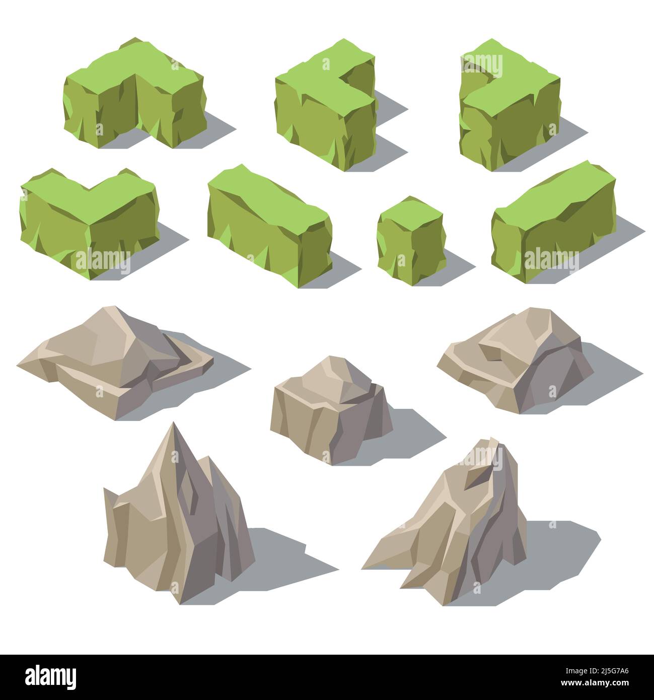 Rock garden shrub Stock Vector Images - Alamy