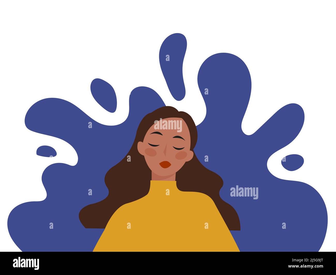 Patriotic ukrainian girl national Stock Vector Images - Alamy