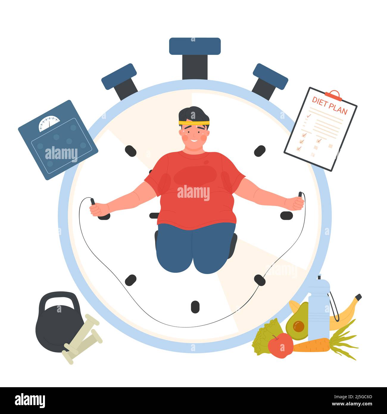 Fitness workout, sport exercises, weight control and diet plan for body ...