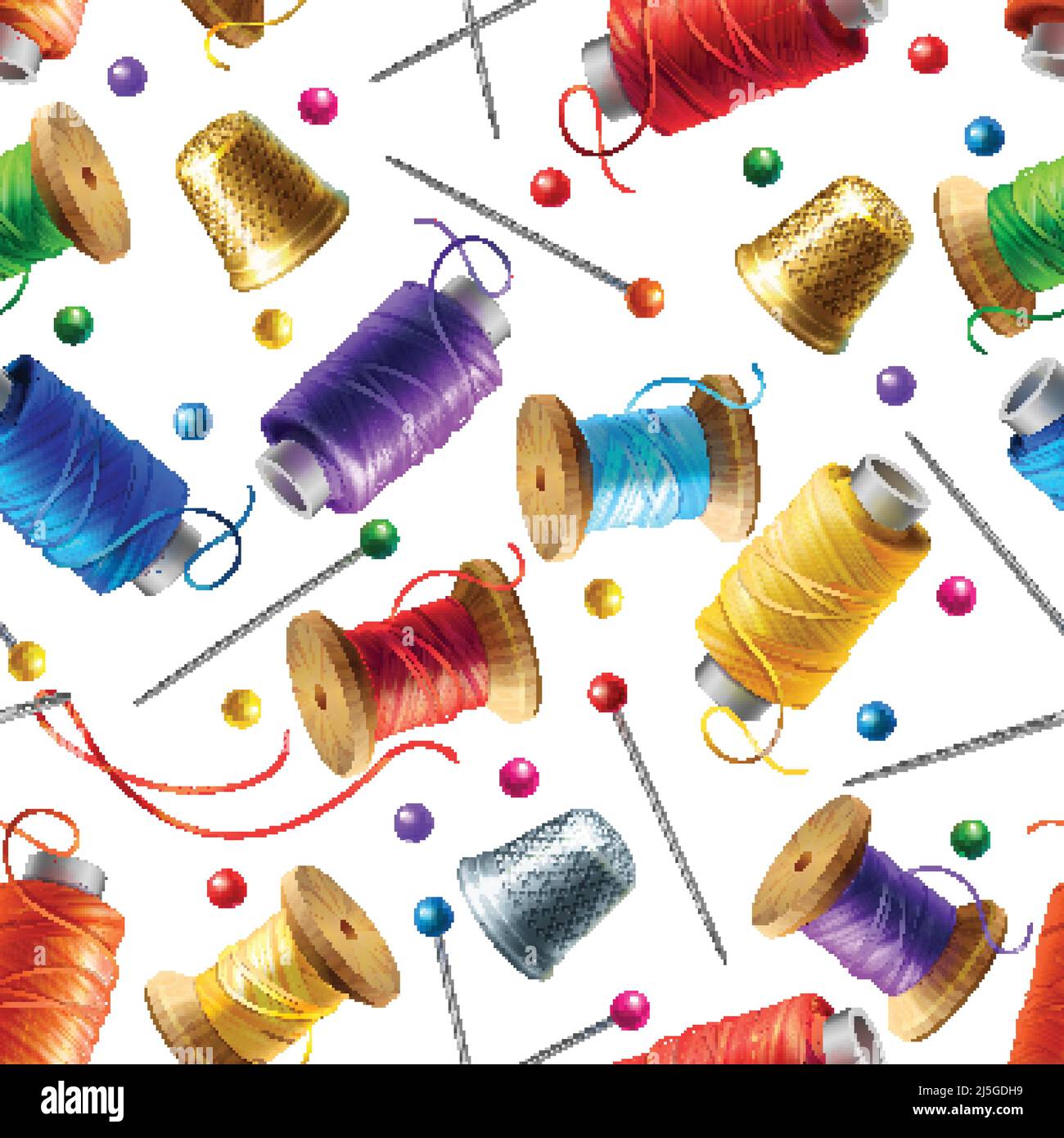 Spools thread Stock Vector Images - Alamy