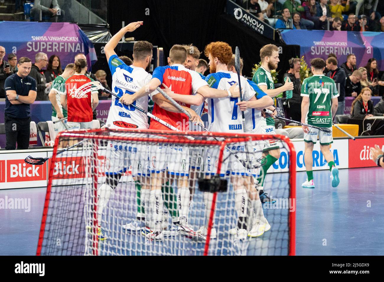 April 23, 2022, Kloten, Stimo Arena, Swiss Unihockey Superfinal Men: SV ...
