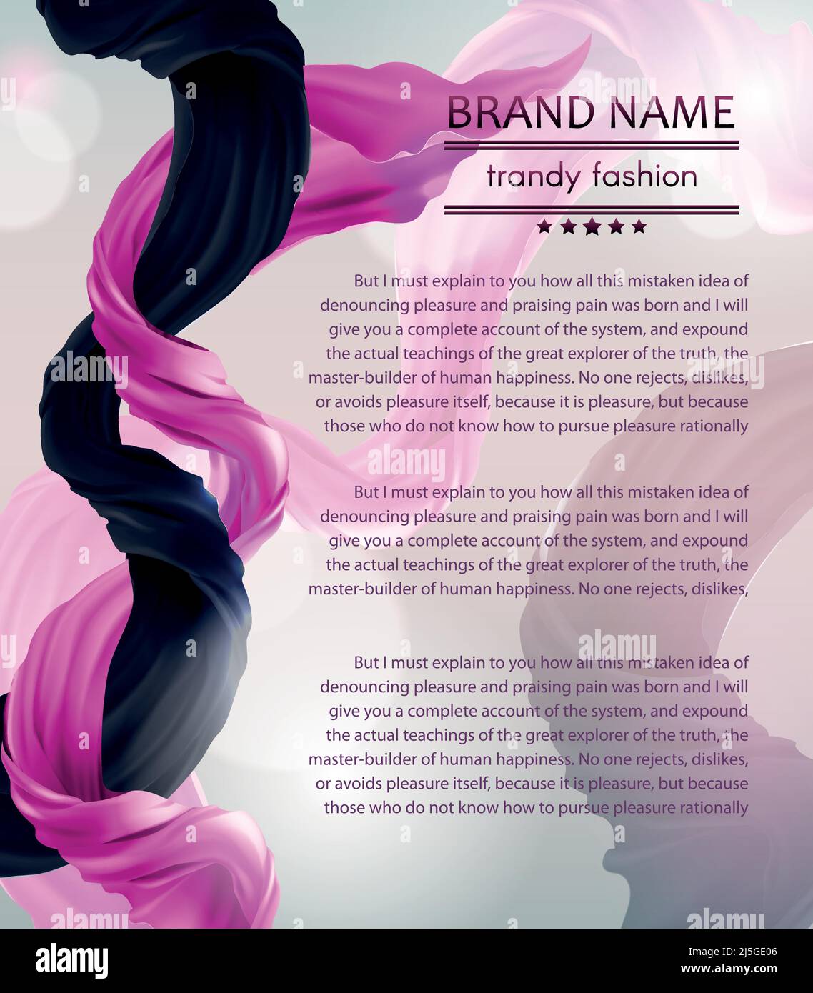 Black velvet scarf Stock Vector Images - Alamy