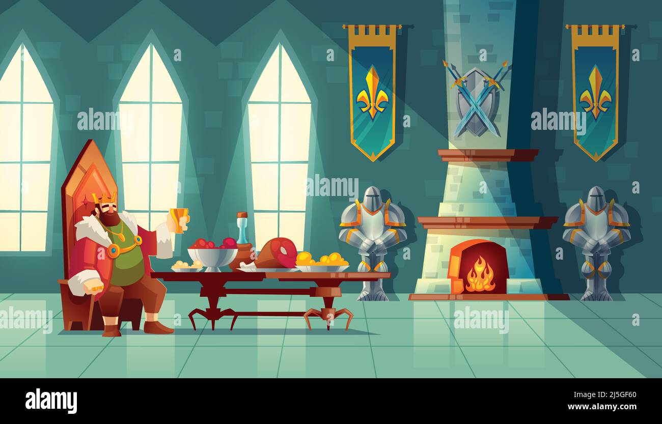 Palace banquet Stock Vector Images - Alamy