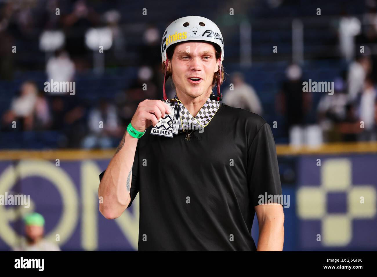 ZOZO Marine Stadium, Chiba, Japan. 23rd Apr, 2022. Devon Smillie (USA ...