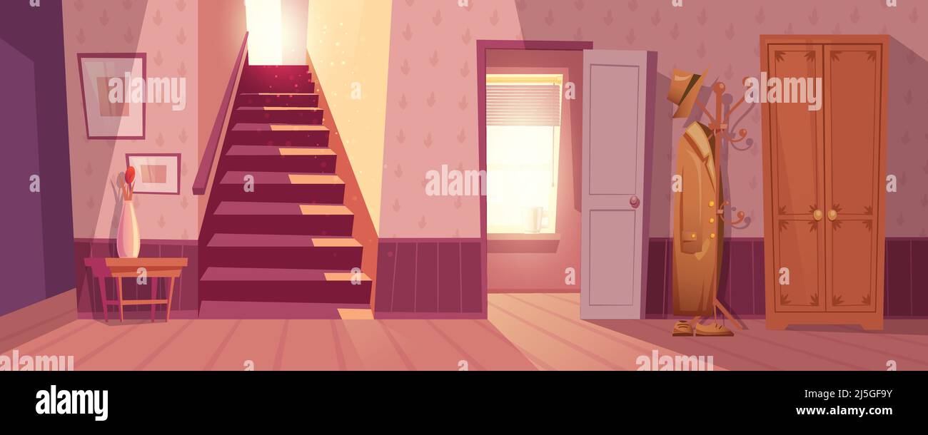 Cartoon Hallway And Stairs Book Review: 'The Listeners,' By Maggie