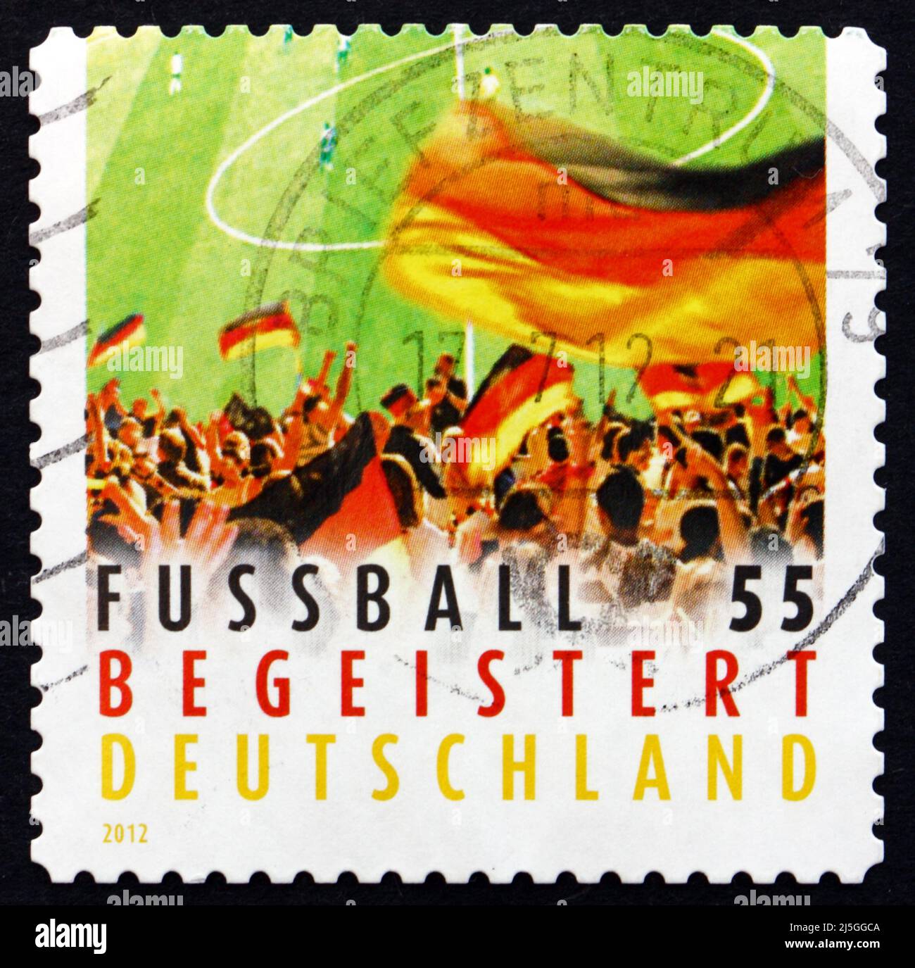 Germany flag postage stamp hi-res stock photography and images - Alamy