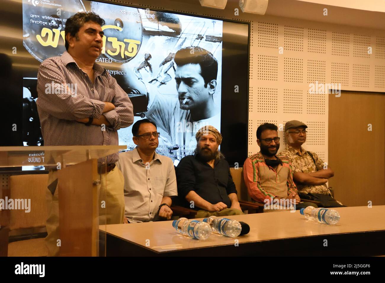 Kolkata, India. 23rd Apr, 2022. Anik Datta, noted film director with ...