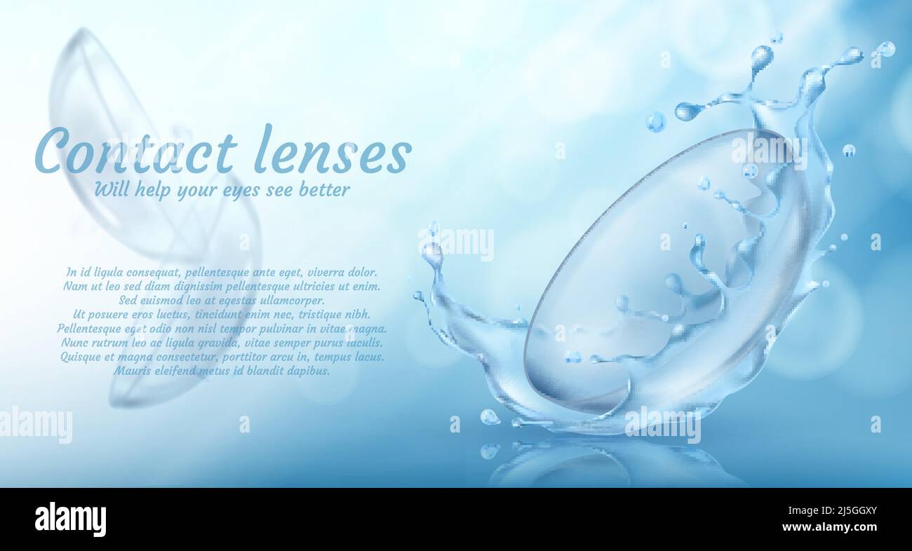 Contact lenses in water hi-res stock photography and images - Alamy