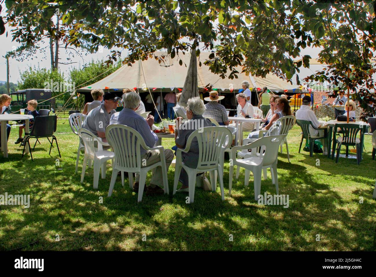 A Summer Country Fete in JUly Dorset, UK. I was watching the dog show ...