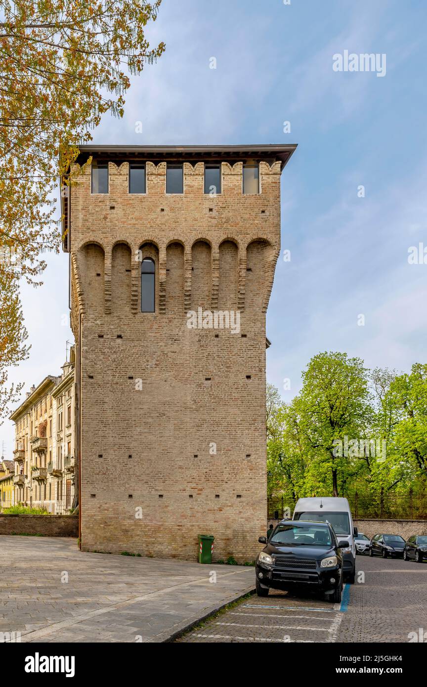 The medieval Torrione Visconteo tower in Parma, Italy Stock Photo - Alamy