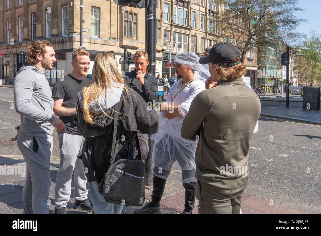 Daytime stag party city hi-res stock photography and images - Alamy