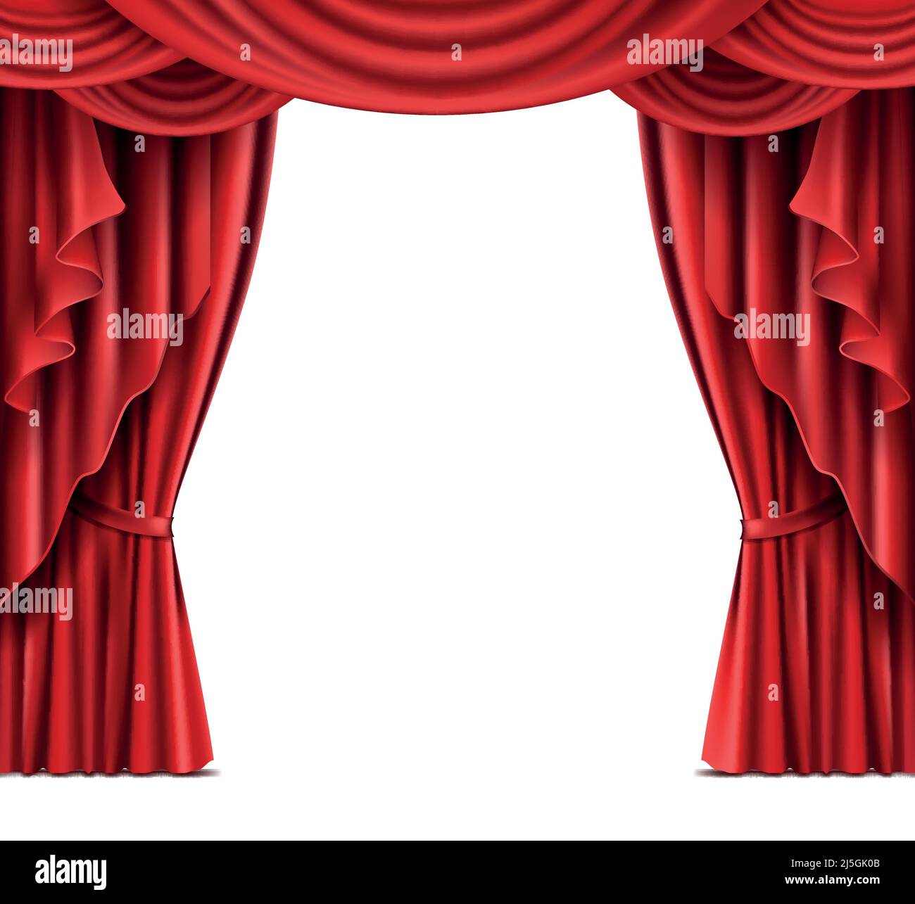 Ancient theater stage curtains Stock Vector Images - Alamy