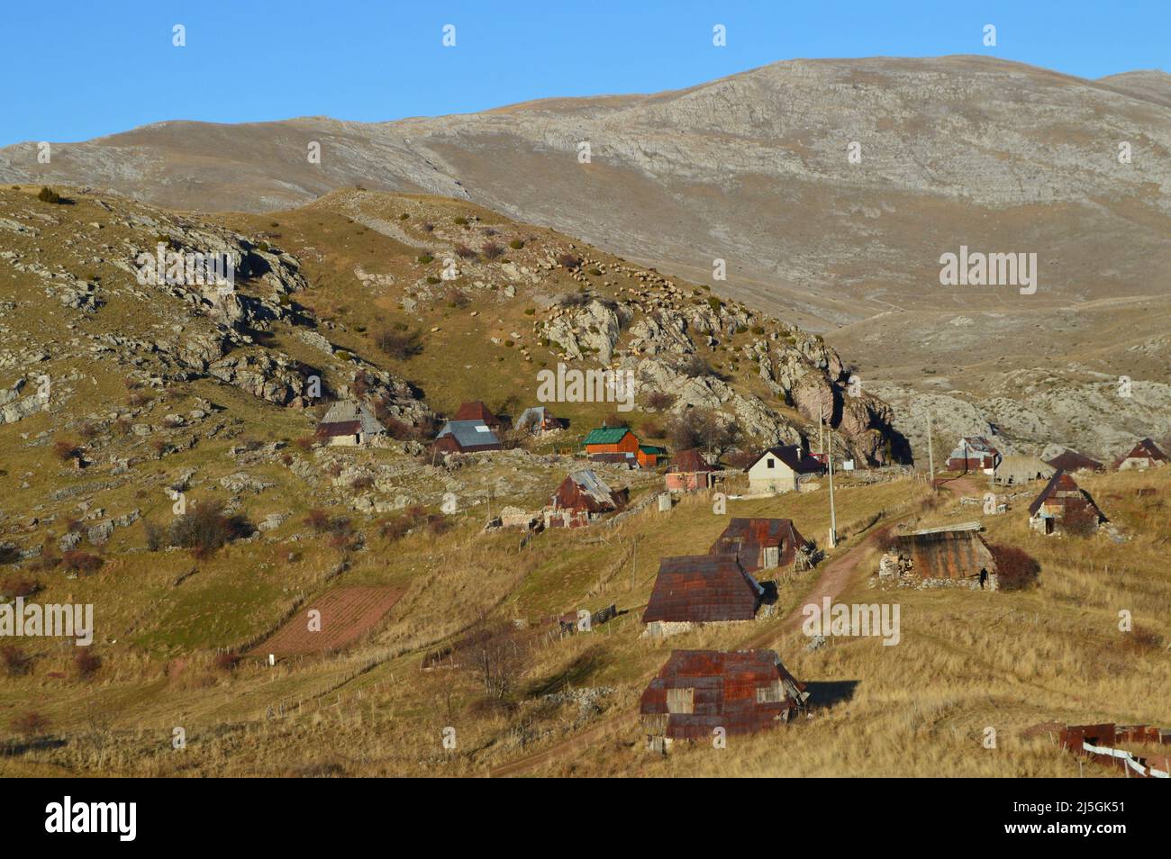 Hiking on Bjelašnica mountain, Obalj peak, Bosnia Stock Photo - Alamy