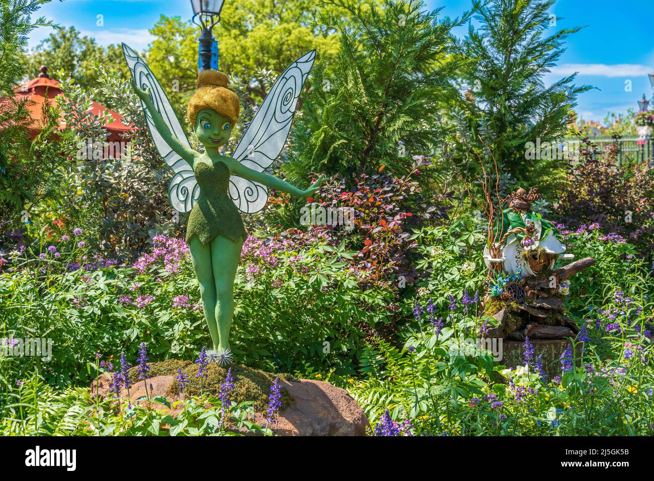 Tinkerbell topiary at the 2022 EPCOT Flower & Garden Festival - Walt ...