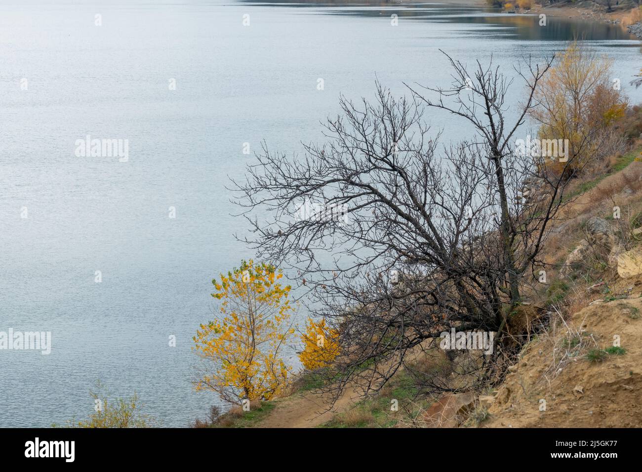 Tbilisi reservoir or The Tbilisi sea, beautiful landscape, travel Stock ...