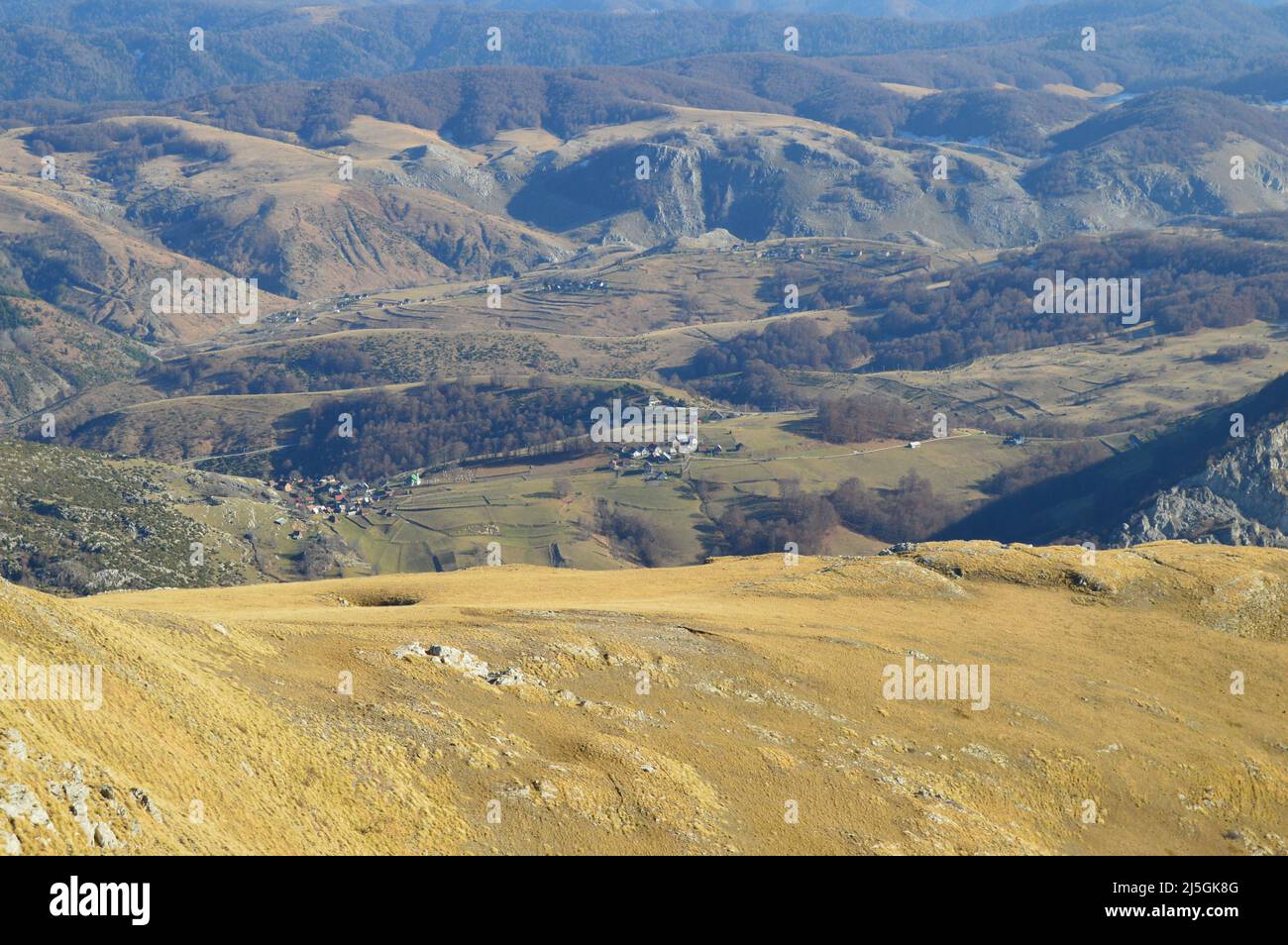 Hiking on Bjelašnica mountain, Obalj peak, Bosnia Stock Photo - Alamy