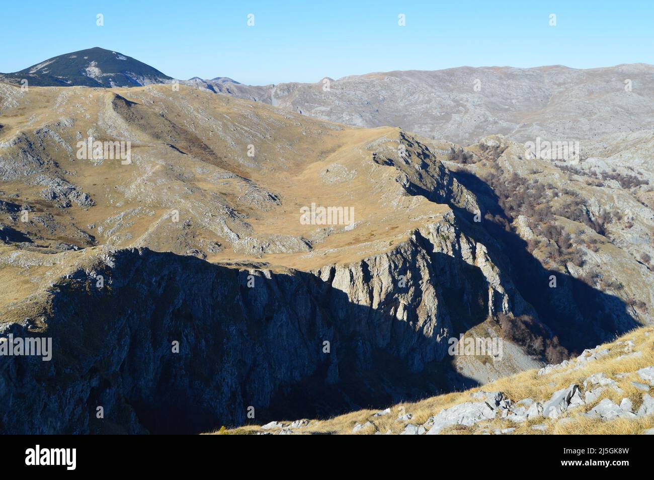 Hiking on Bjelašnica mountain, Obalj peak, Bosnia Stock Photo - Alamy