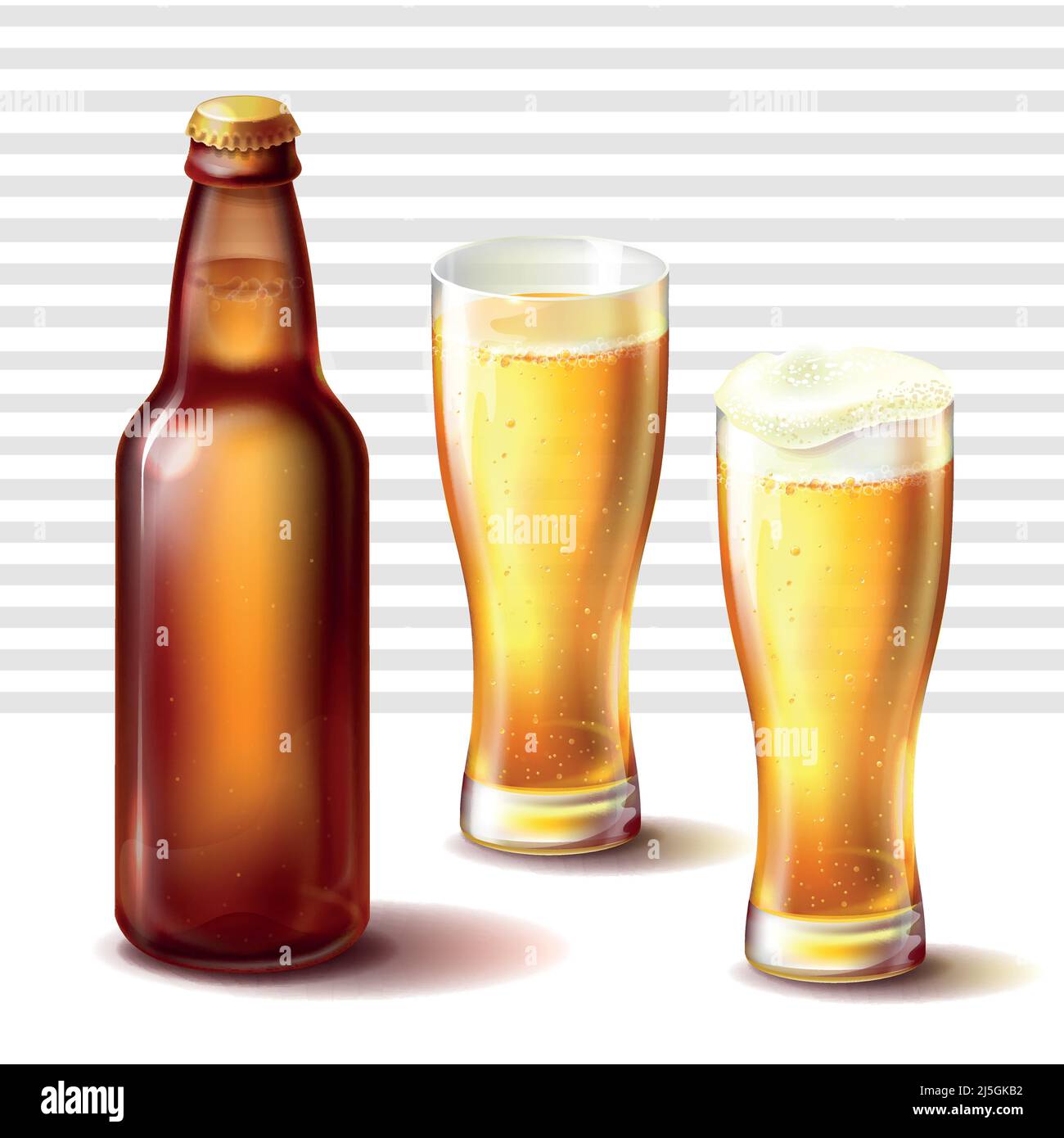 Beer poured in glass gas hi-res stock photography and images - Alamy