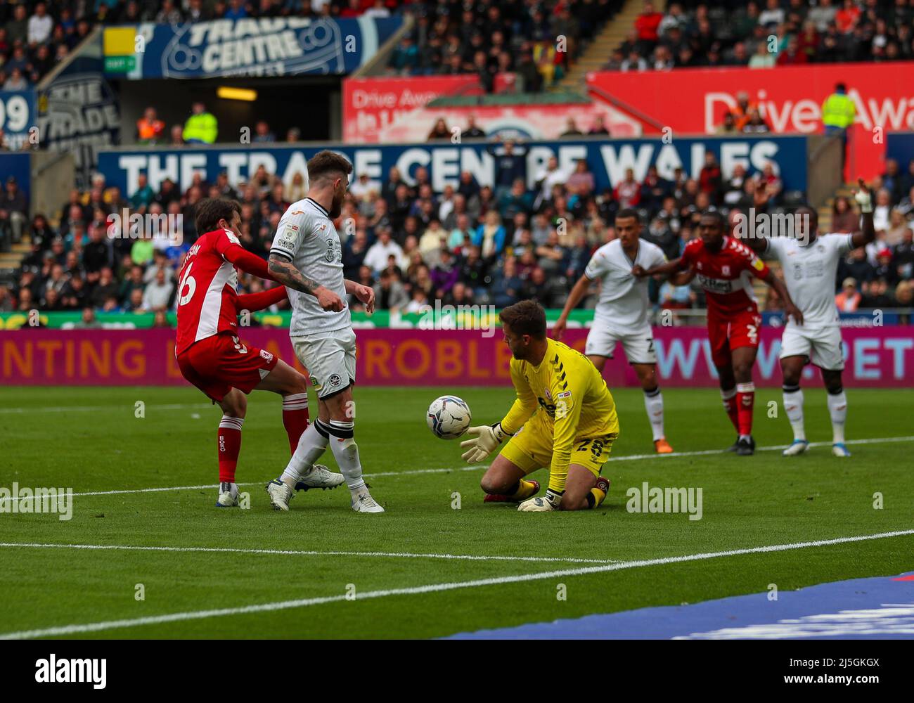 23rd April 2022, Swansea.com stadium, Swansea, Wales; Championship ...