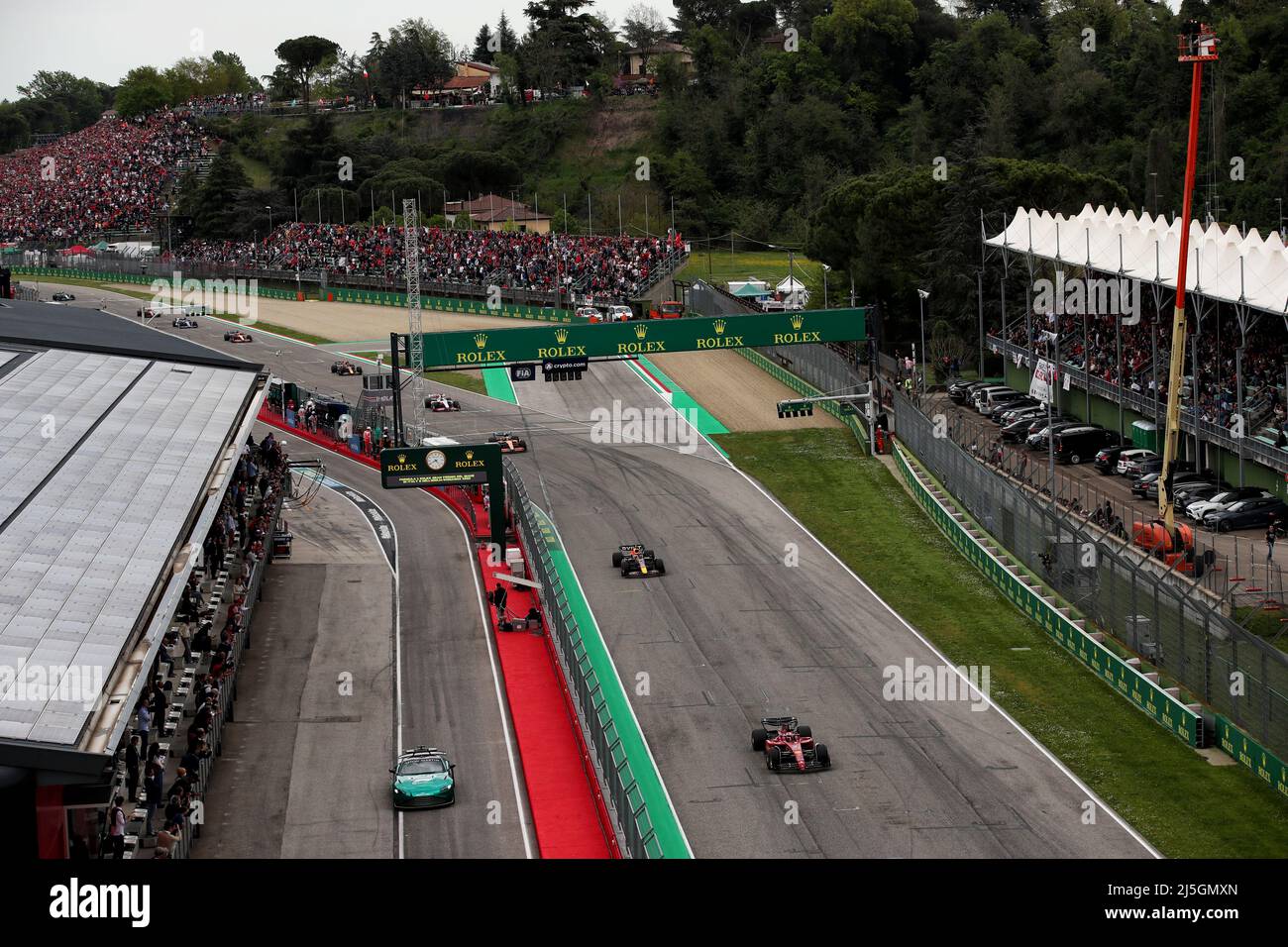 Imola f1 leclerc 2022 hi-res stock photography and images - Alamy