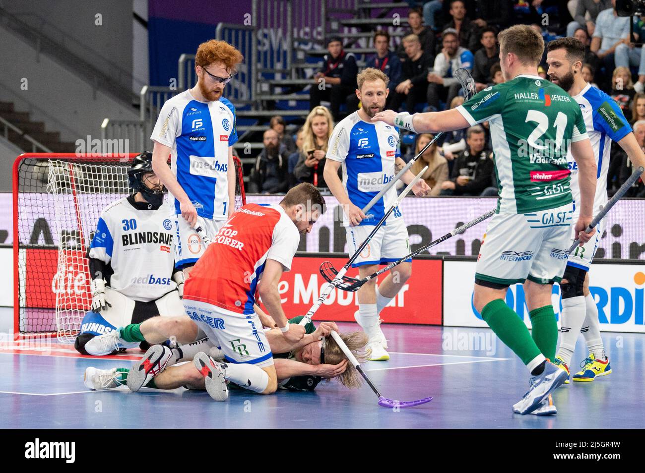 April 23, 2022, Kloten, Stimo Arena, Swiss Unihockey Superfinal Men: SV ...