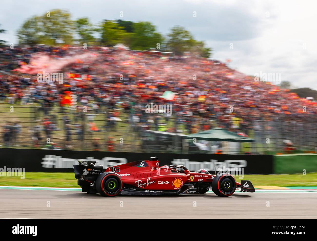 Imola, Italy. 23rd Apr, 2022. #16 Charles Leclerc (MCO, Scuderia ...