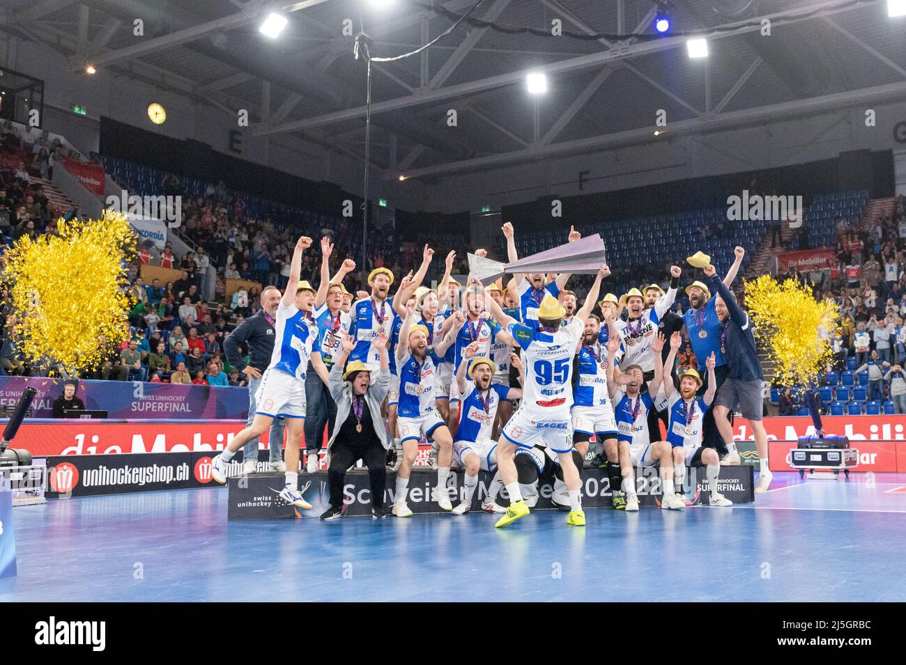 April 23, 2022, Kloten, Stimo Arena, Swiss Unihockey Superfinal Men: SV ...
