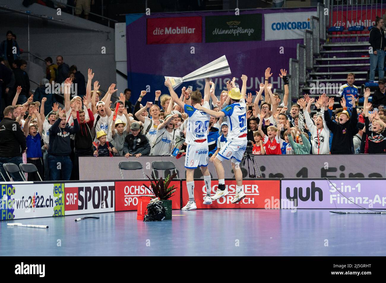 April 23, 2022, Kloten, Stimo Arena, Swiss Unihockey Superfinal Men: SV ...